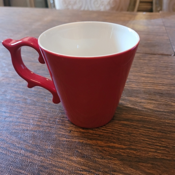 Teavana | Kitchen | Teavana Red White Rococo Decorative Scroll Handle 2 ...